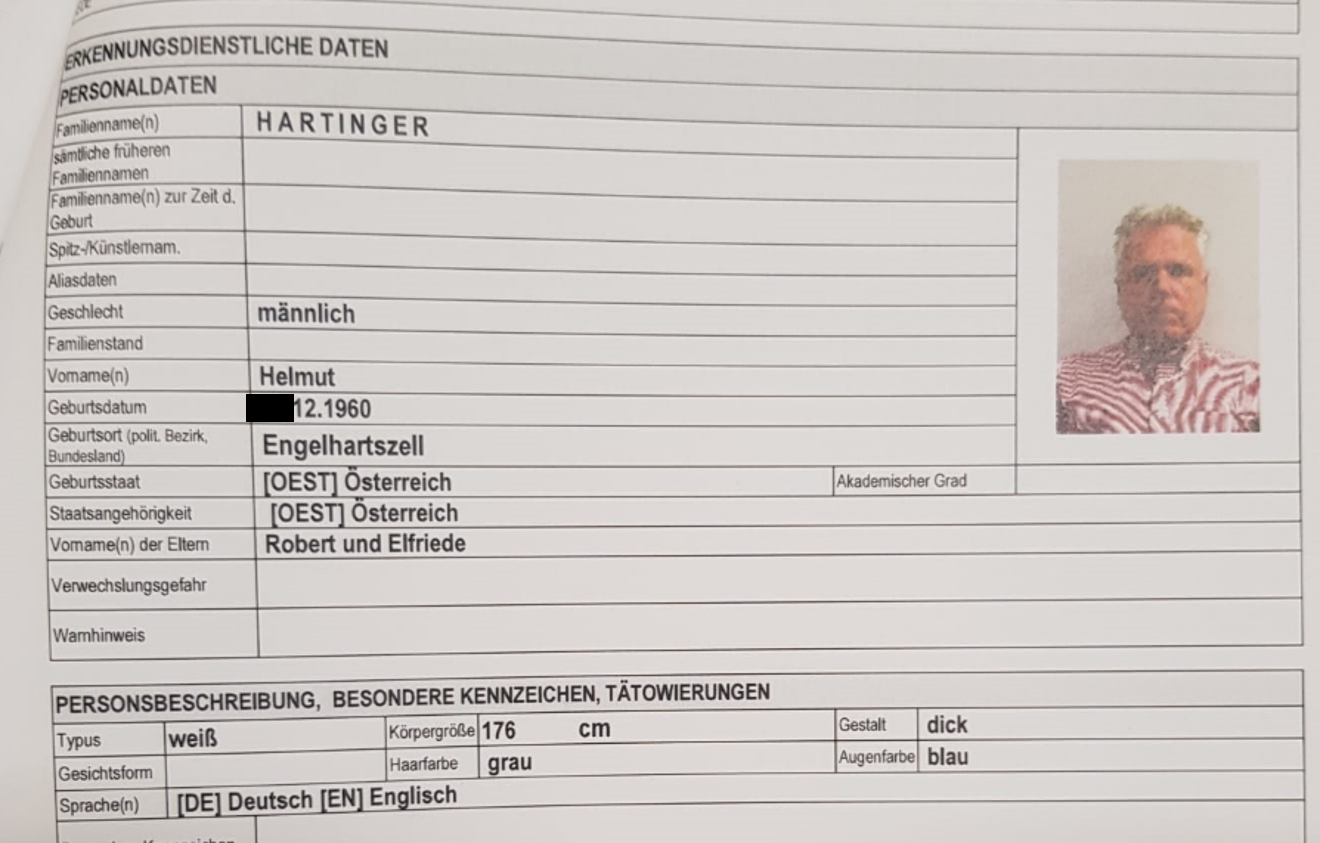 Festnahme von Helmut Hartinger am Flughafen Wien – Wiener Zocker